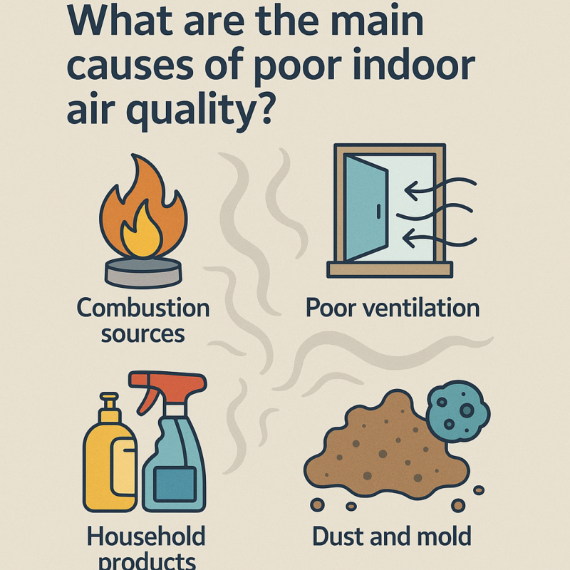 What are the main causes of poor indoor air quality? - Aire Central ...